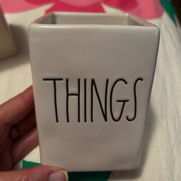 Rae Dunn | Storage & Organization | Rae Dunn Things Small Organizer Nwt ...